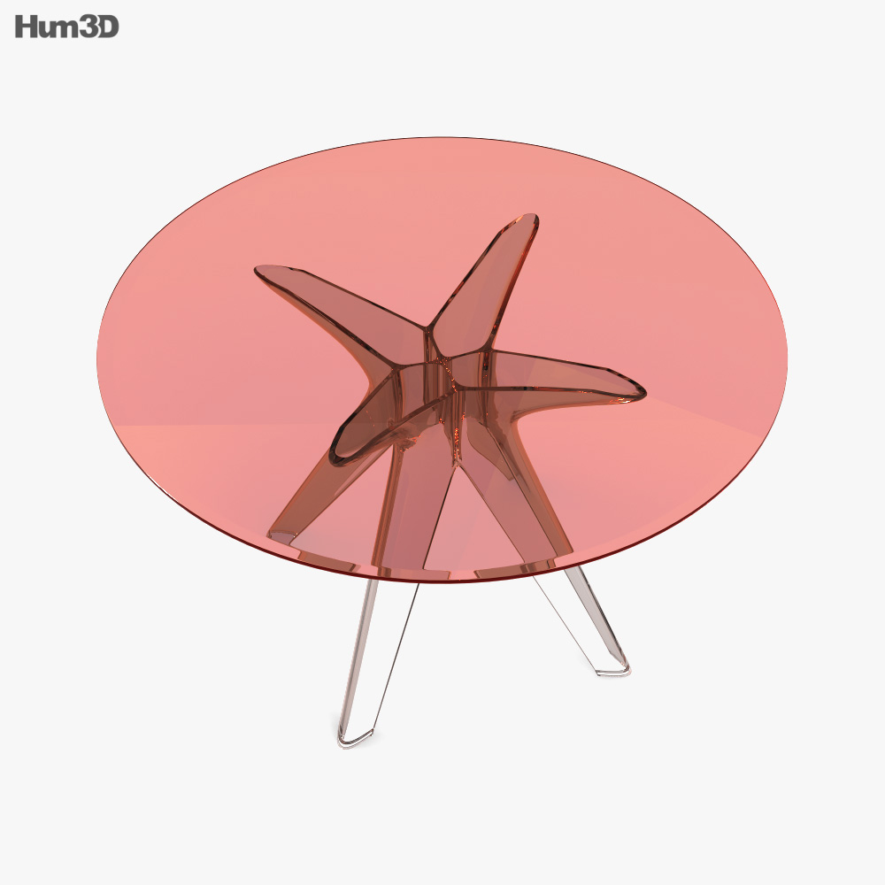 Kartell Sir Gio Table 3D model - Download in MAX, OBJ, FBX, C4D