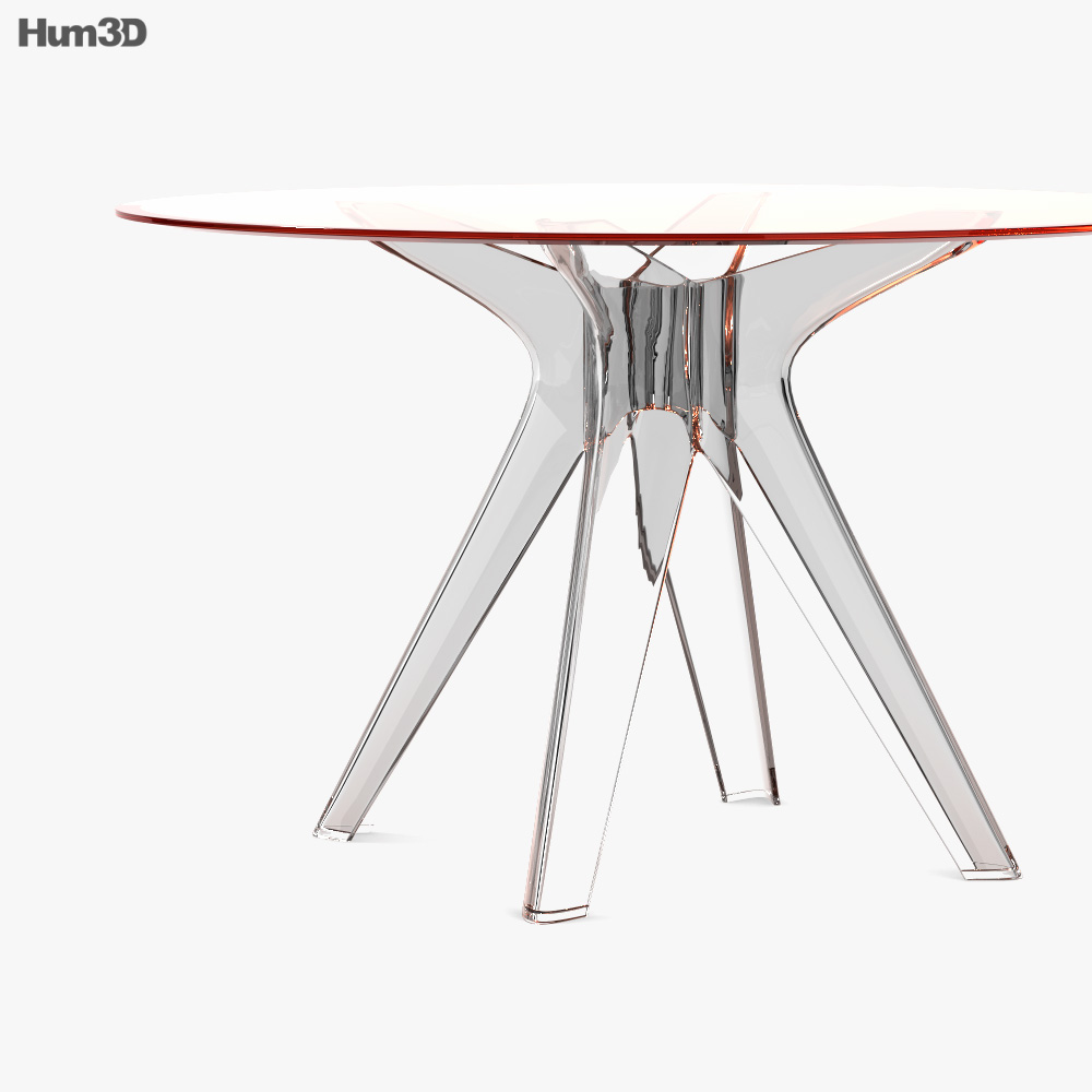 Kartell Sir Gio Table 3D model - Download in MAX, OBJ, FBX, C4D