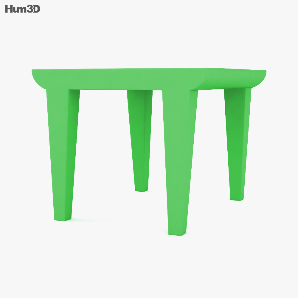 Kartell Bubble Club Table 3D model - Download in MAX, OBJ, FBX, C4D