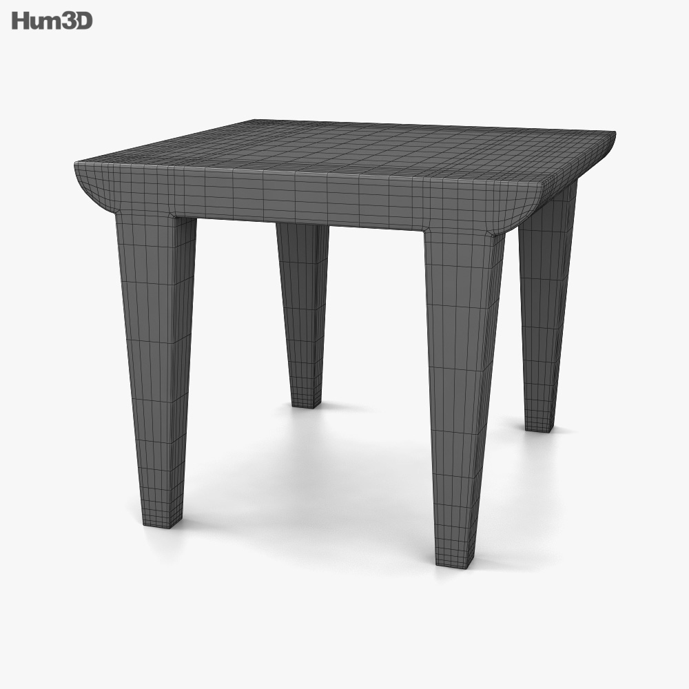 Kartell Bubble Club Table 3D model - Download in MAX, OBJ, FBX, C4D