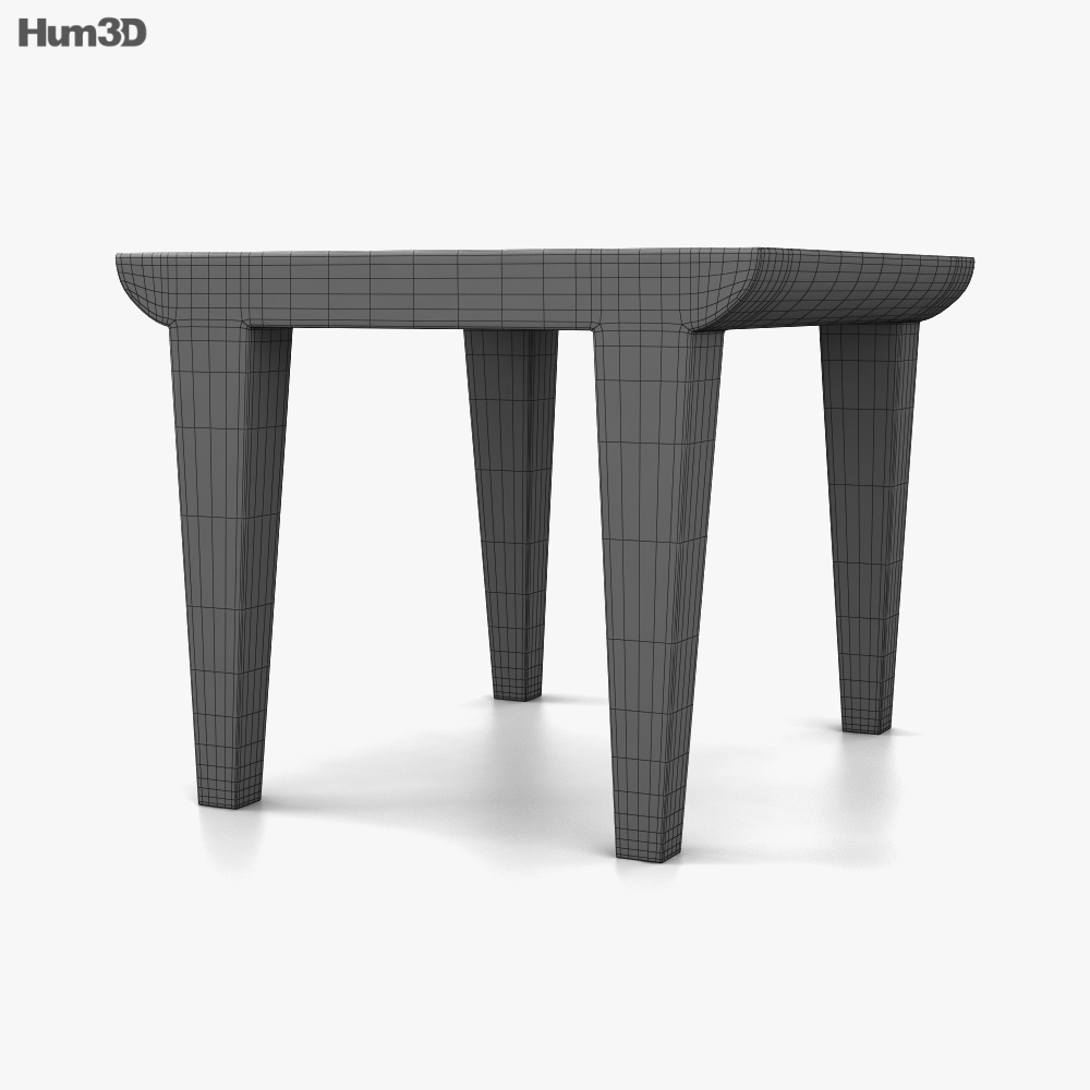 Kartell Bubble Club Table 3D model - Download in MAX, OBJ, FBX, C4D