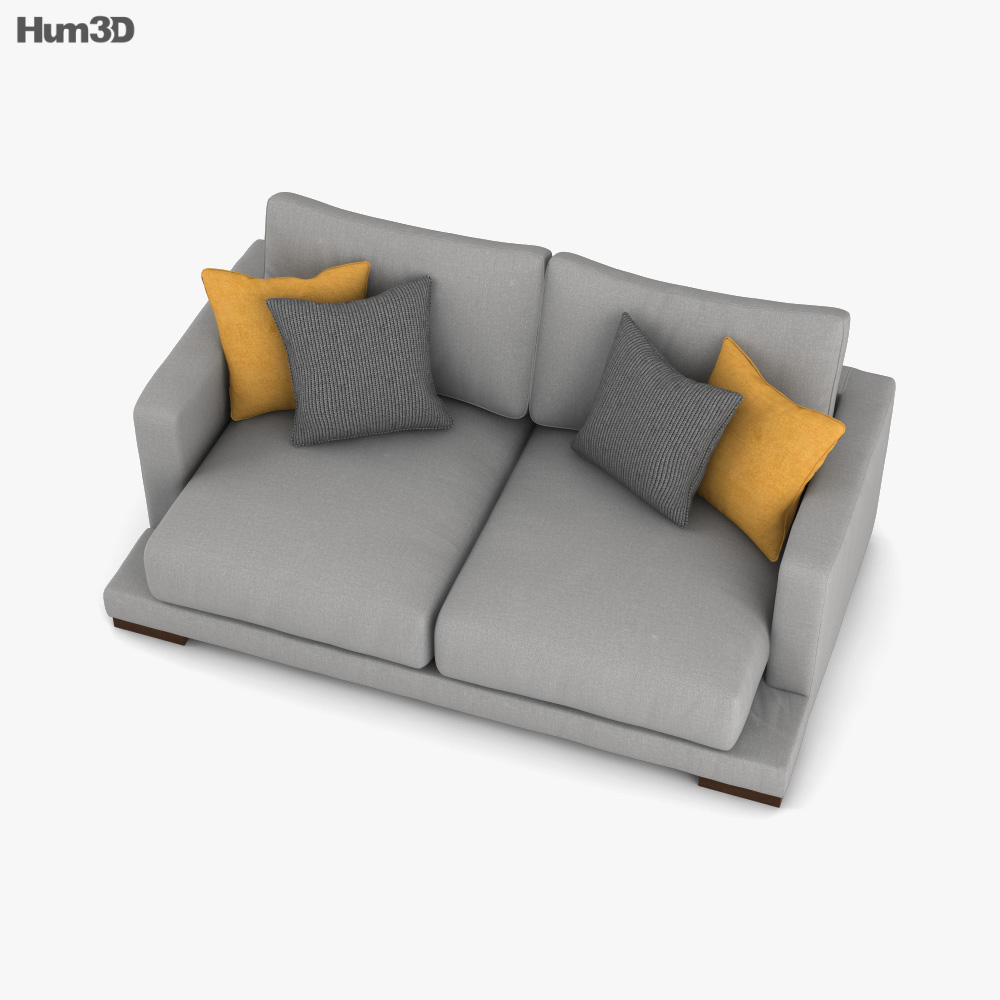 Kenay Home Crate Sofa 3D model - Download in MAX, OBJ, FBX, C4D