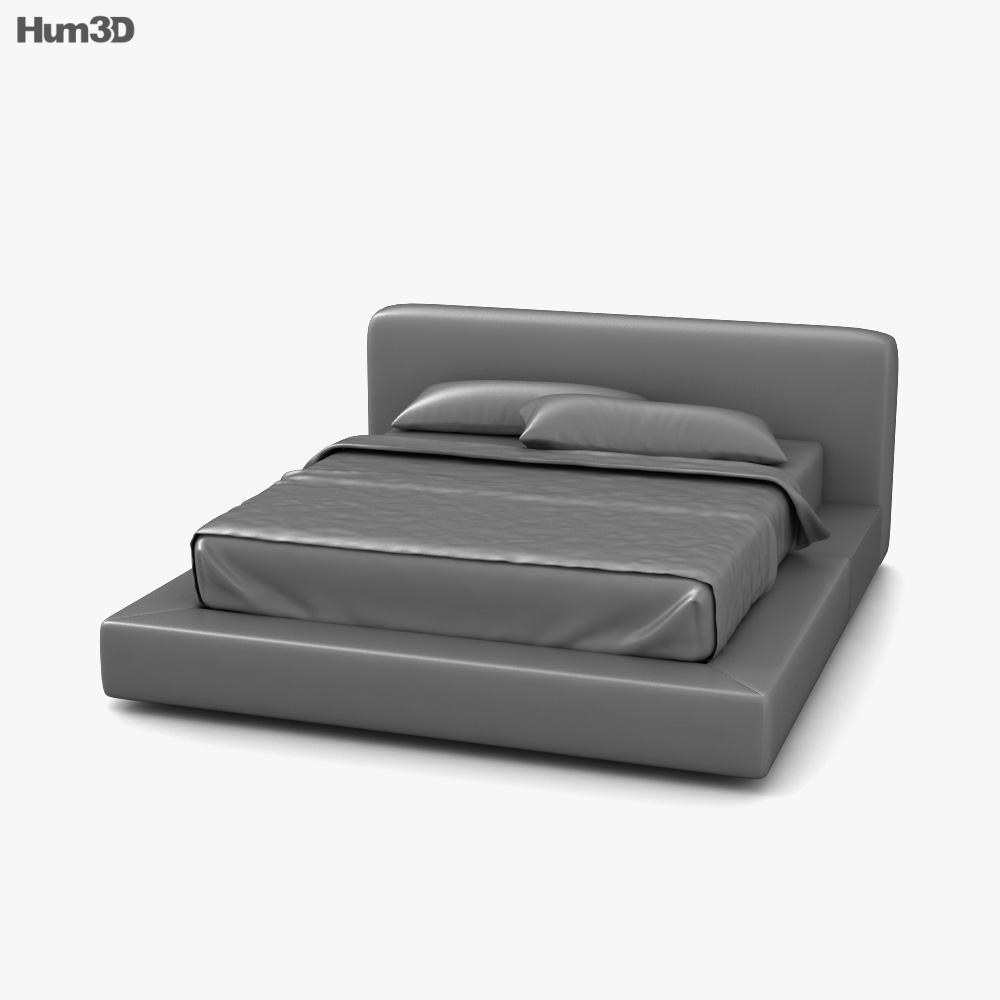 King Living Jasper Bed 3D model - Download in MAX, OBJ, FBX, C4D