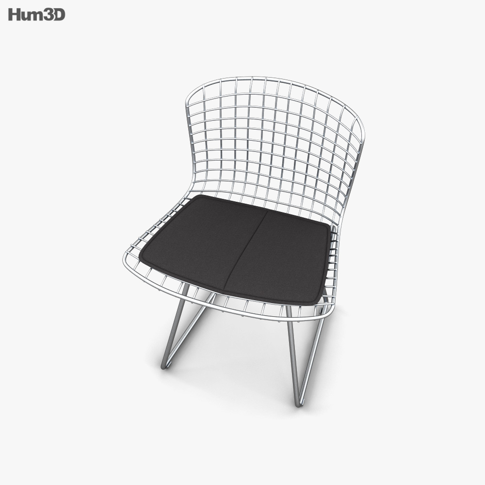 Knoll Bertoia Side chair 3D model - Download in MAX, OBJ, FBX, C4D
