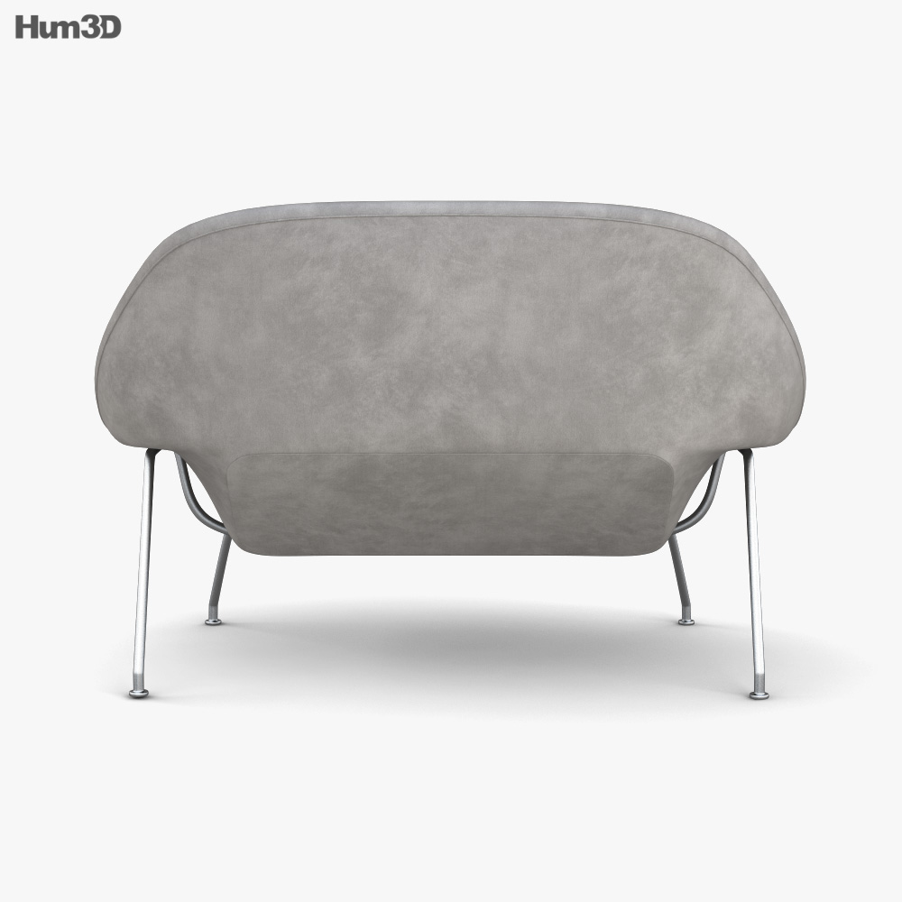 Knoll Womb Sette Sofa 3D model - Download in MAX, OBJ, FBX, C4D
