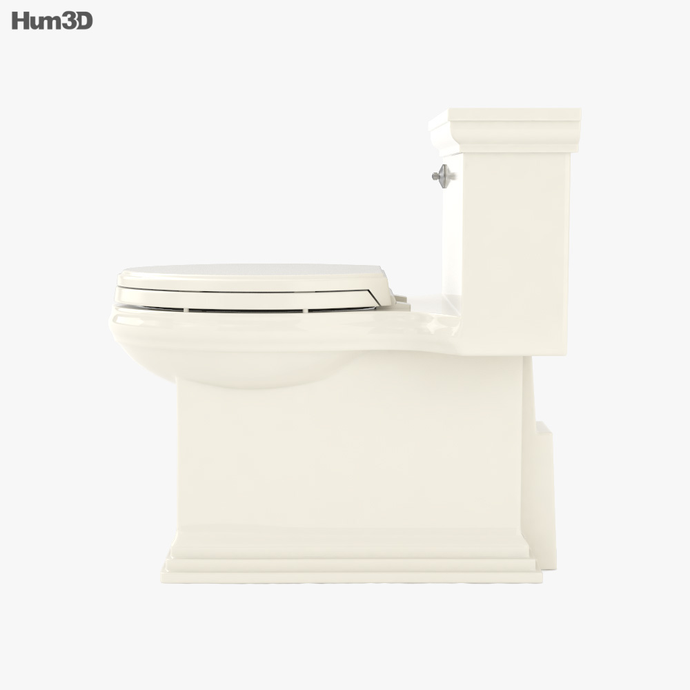 Kohler Memoirs One Piece toilet 3D model - Download in MAX, OBJ, FBX, C4D