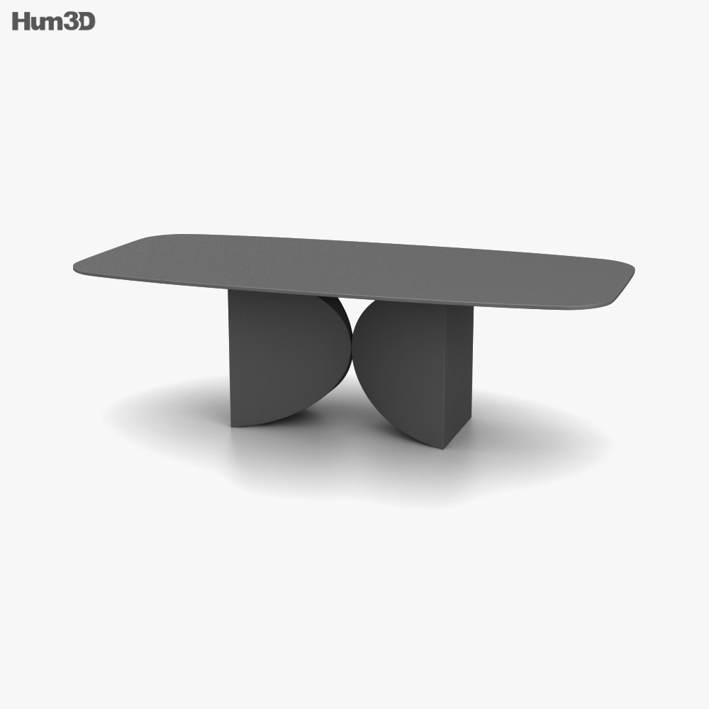 Lago Meet Table 3D model - Download in MAX, OBJ, FBX, C4D
