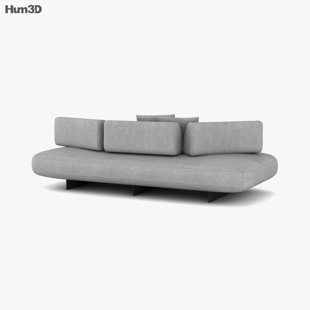 Lago Sand Sofa 3D model - Download in MAX, OBJ, FBX, C4D
