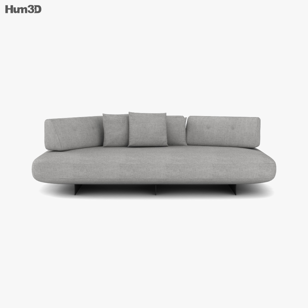 Lago Sand Sofa 3D model - Download in MAX, OBJ, FBX, C4D