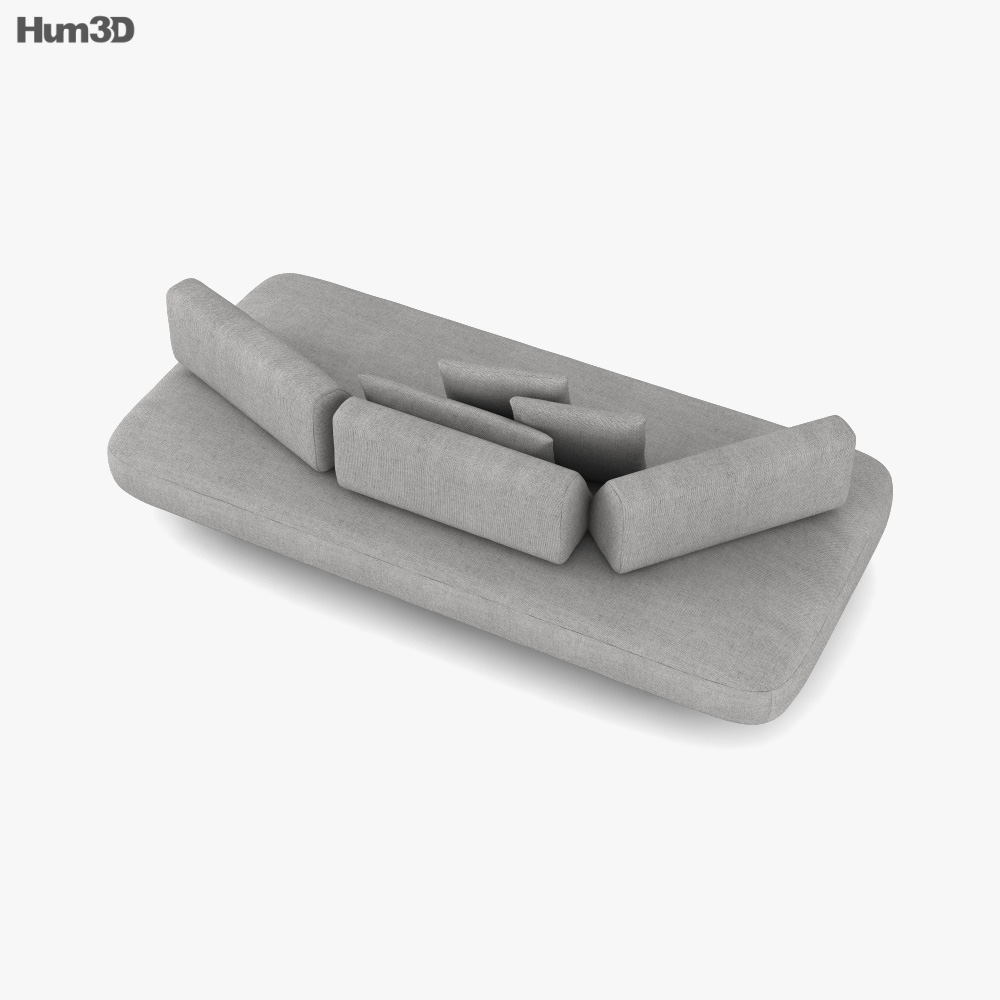Lago Sand Sofa 3D model - Download in MAX, OBJ, FBX, C4D