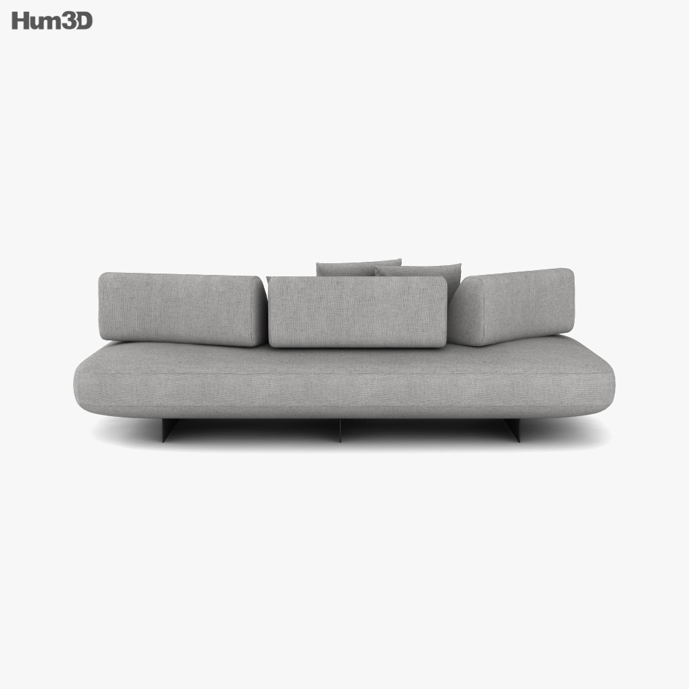 Lago Sand Sofa 3D model - Download in MAX, OBJ, FBX, C4D