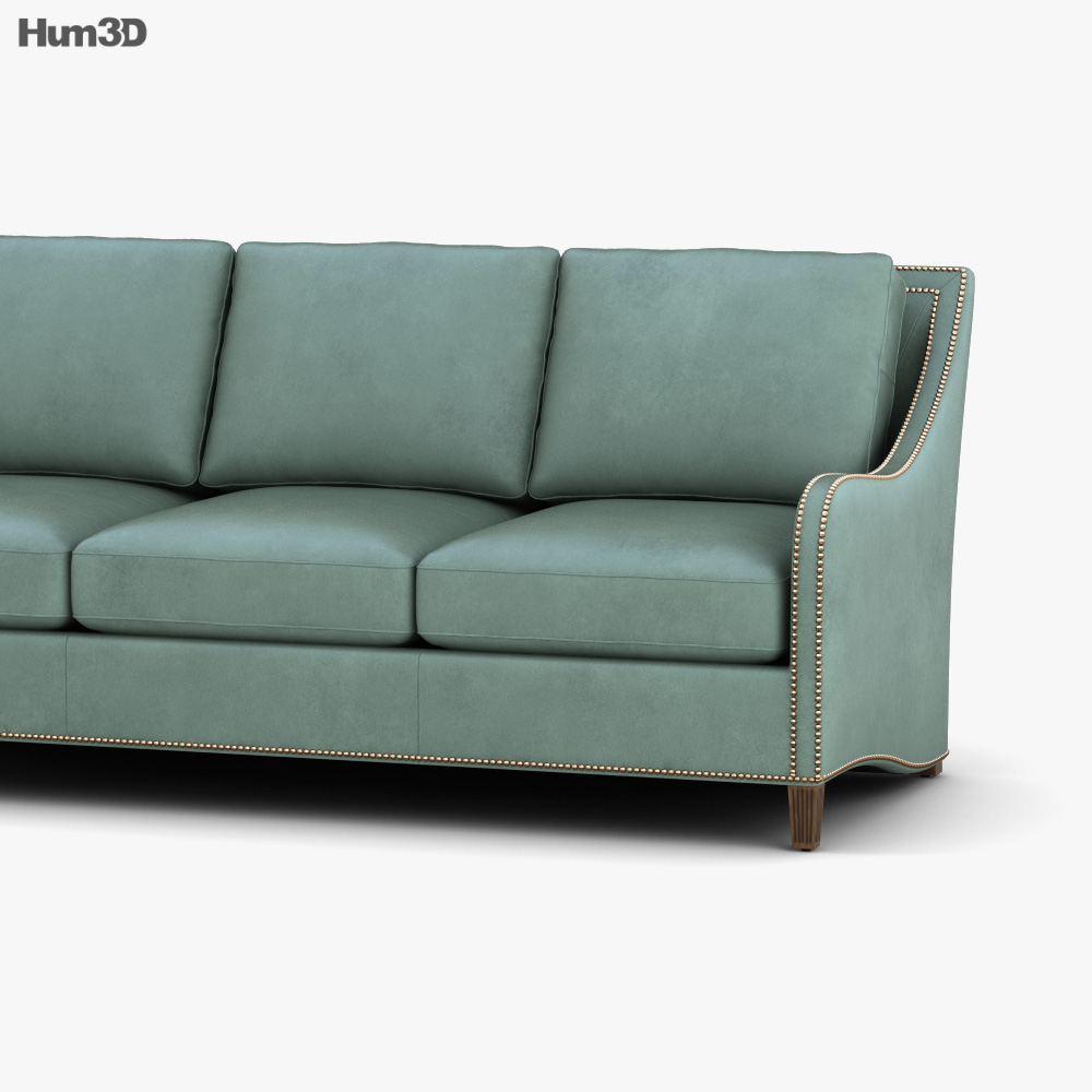Lexington Koko Leather sofa 3D model - Download in MAX, OBJ, FBX, C4D