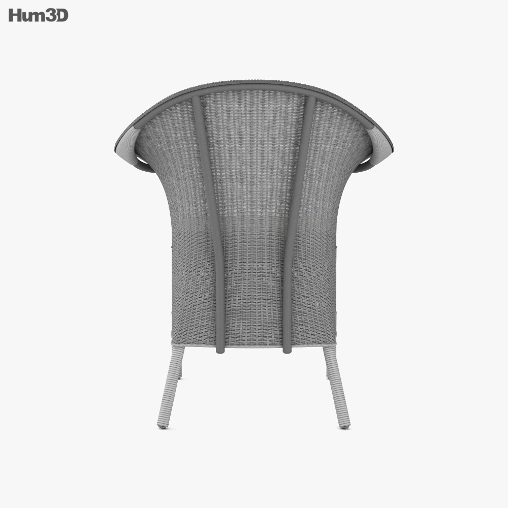 Lloyd Loom Montpellier Armchair 3D model - Download in MAX, OBJ, FBX, C4D