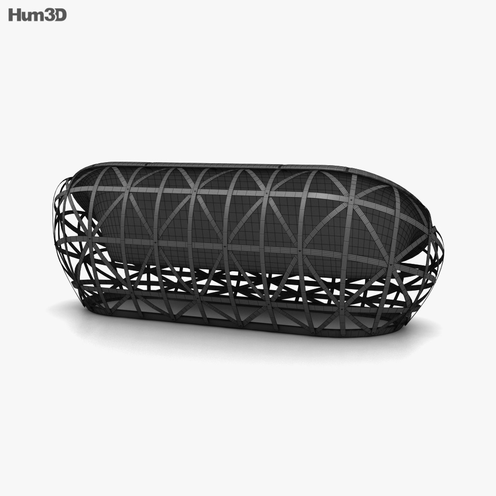 Louis Vuitton Diamond Sofa 3D model - Download in MAX, OBJ, FBX, C4D
