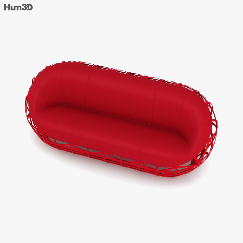 Louis Vuitton Diamond Sofa 3D model - Download in MAX, OBJ, FBX, C4D