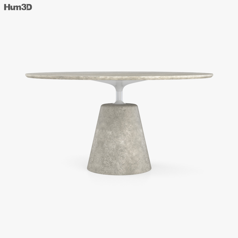 MDF Itali Rock Table 3D model - Download in MAX, OBJ, FBX, C4D