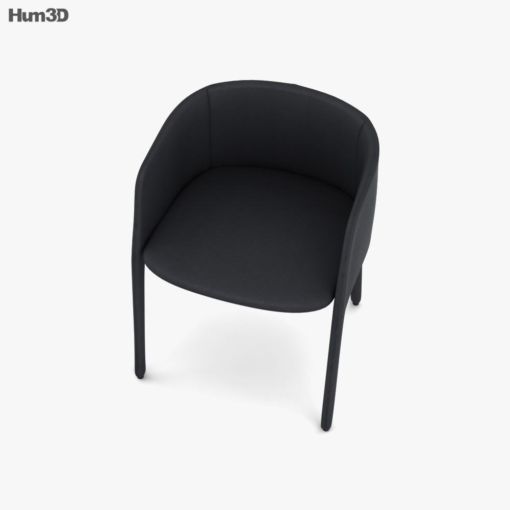 MDF Italia Achille Armchair 3D model - Download in MAX, OBJ, FBX, C4D