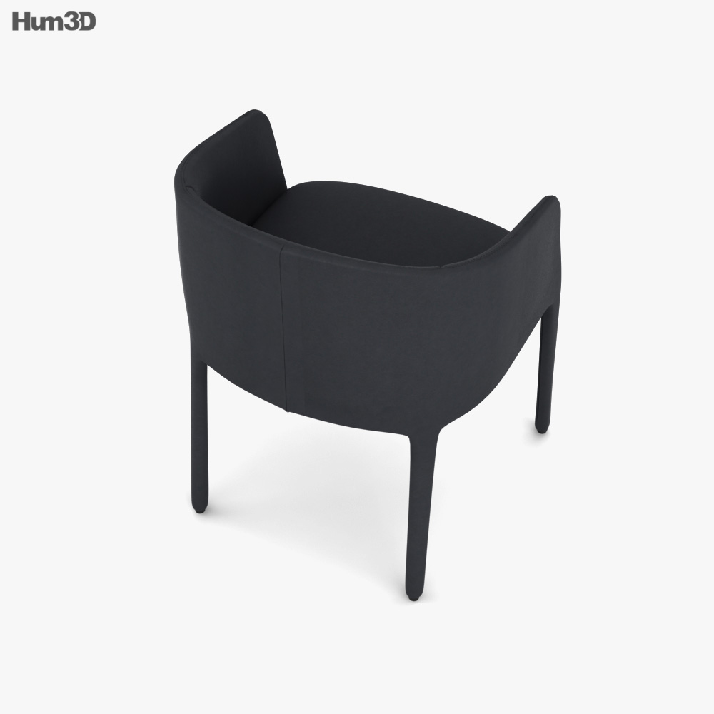 MDF Italia Achille Armchair 3D model - Download in MAX, OBJ, FBX, C4D