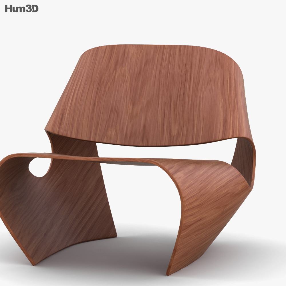 Made In Ratio Cowrie Chair 3D model - Download in MAX, OBJ, FBX, C4D