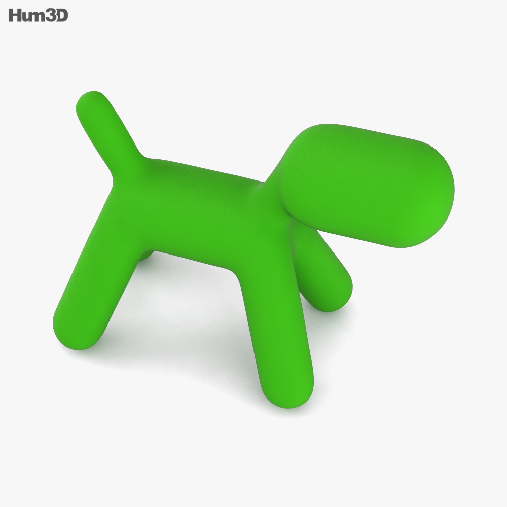 Magis Puppy Decoration 3D model - Download in MAX, OBJ, FBX, C4D
