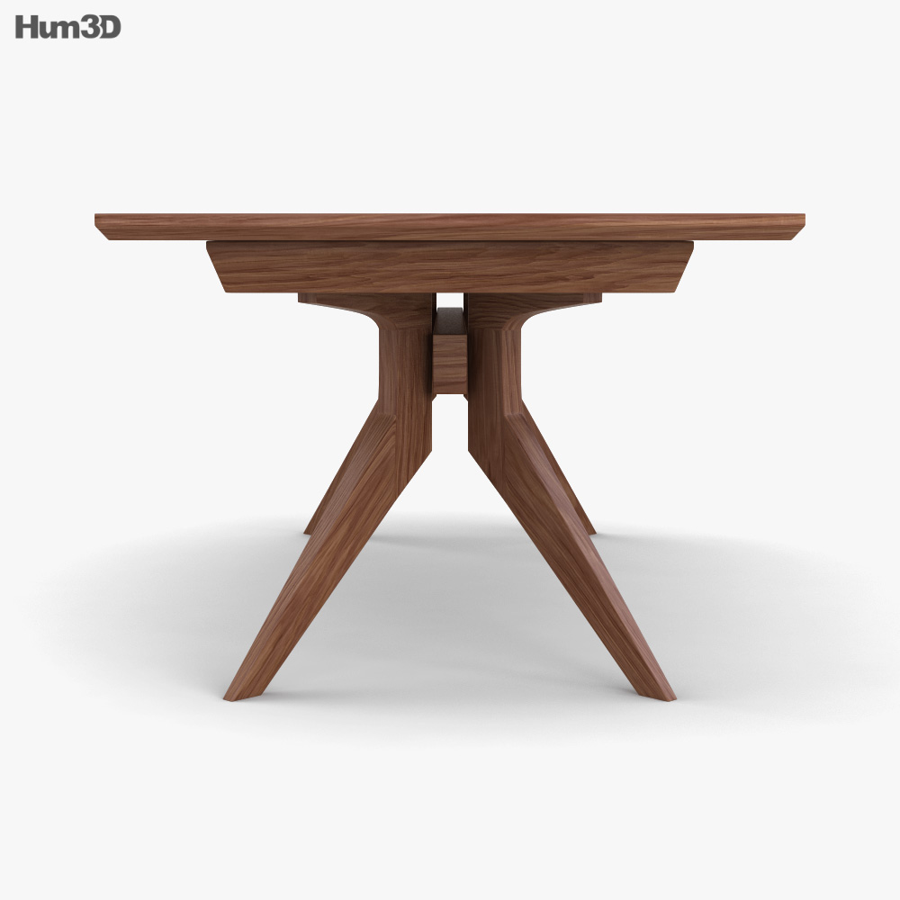 Matthew Hilton Cross Extending Table 3D model - Download in MAX, OBJ ...