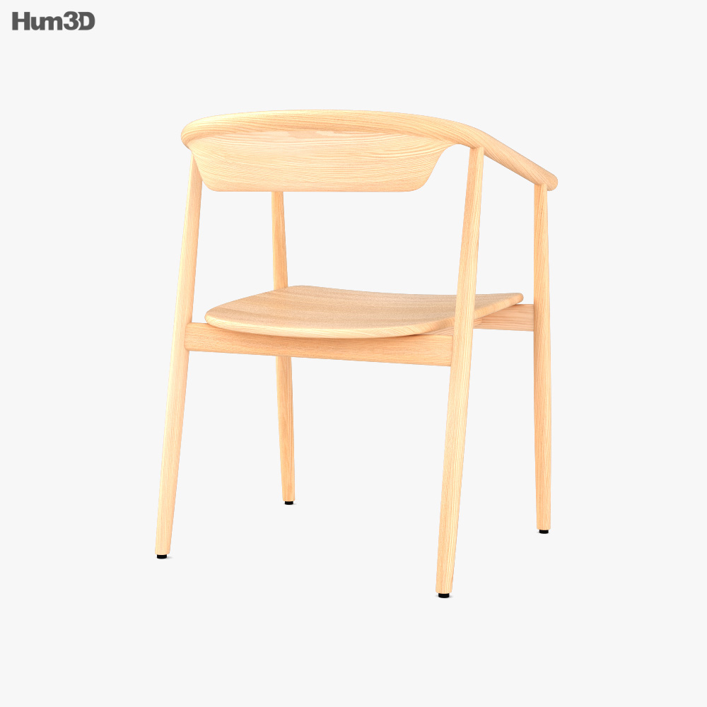 Mattiazzi MC21 Leva Chair 3D model - Download in MAX, OBJ, FBX, C4D