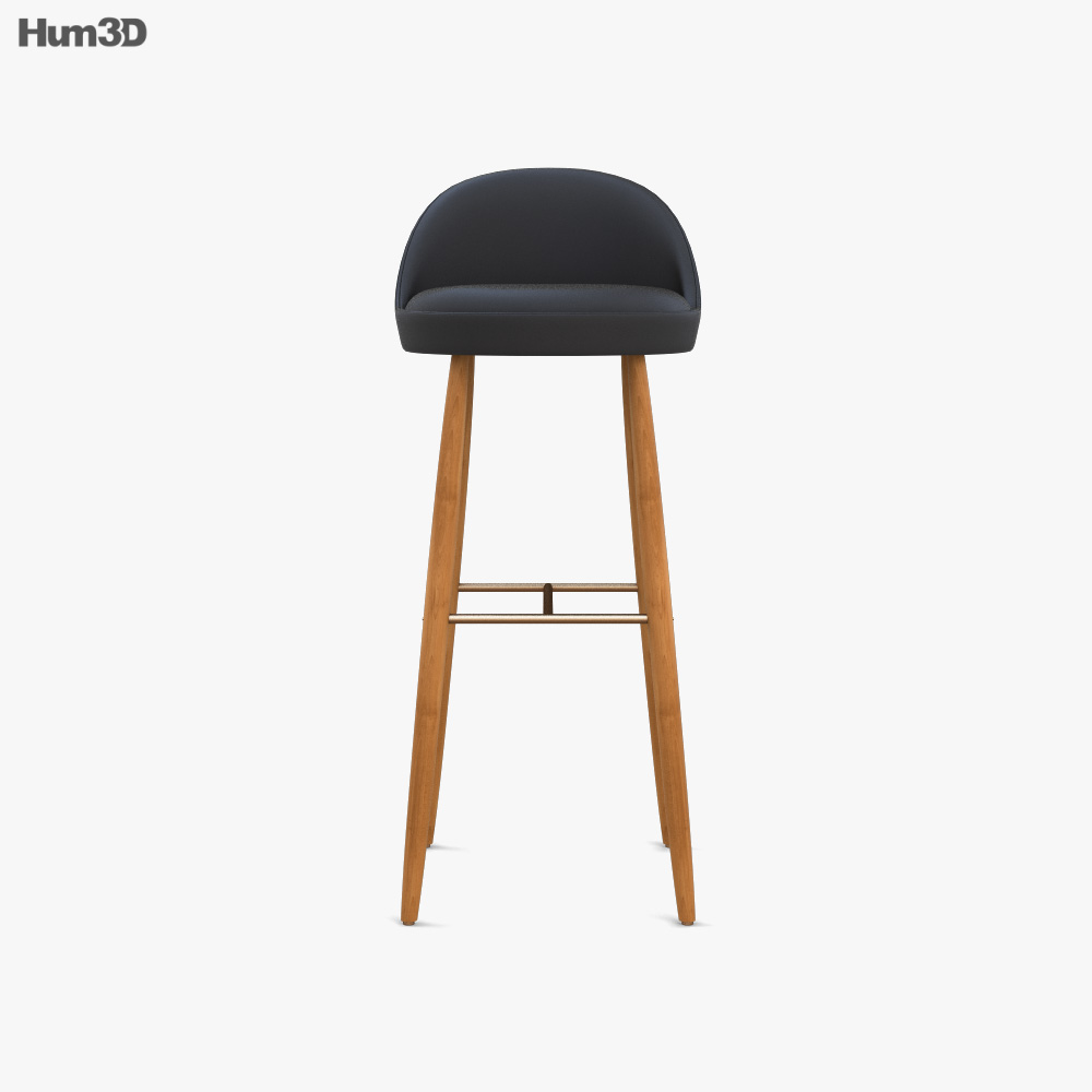 MatzForm Bodega Bar chair 3D model - Download in MAX, OBJ, FBX, C4D