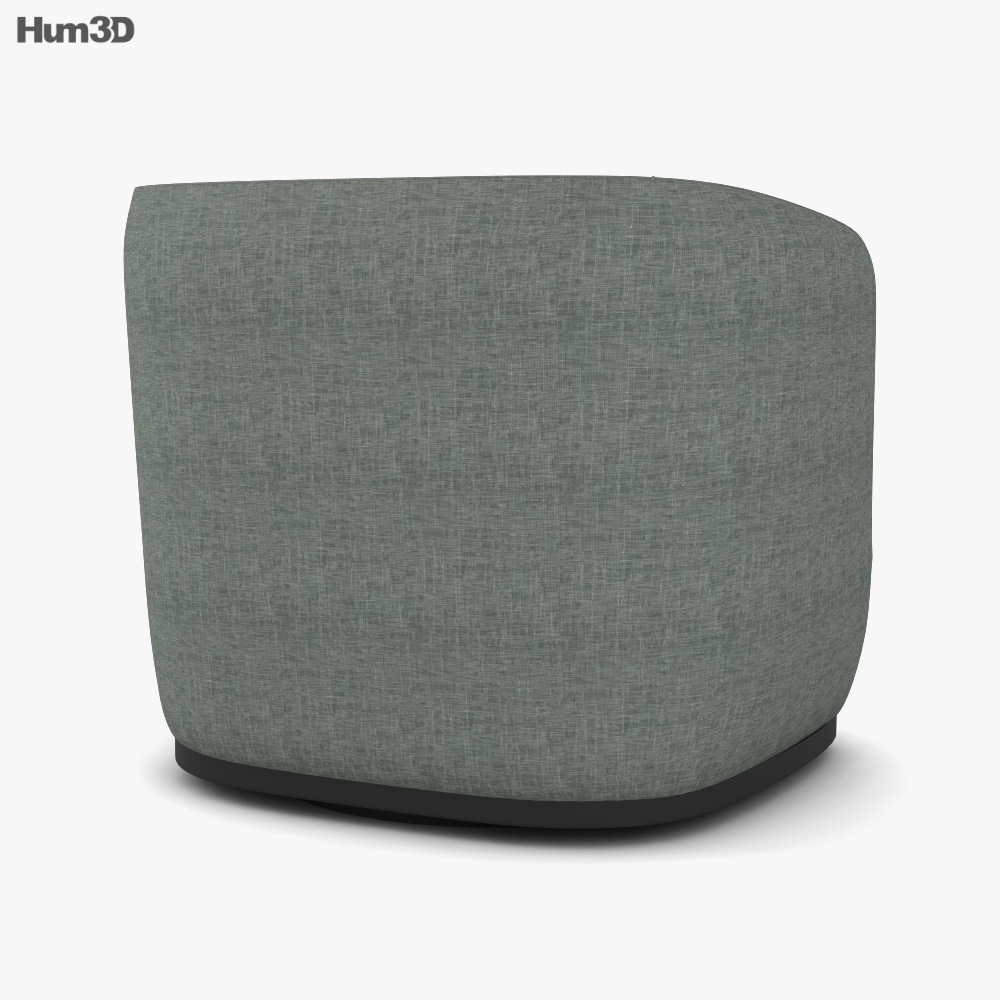 Maxalto Apollo Armchair 3D model - Download in MAX, OBJ, FBX, C4D