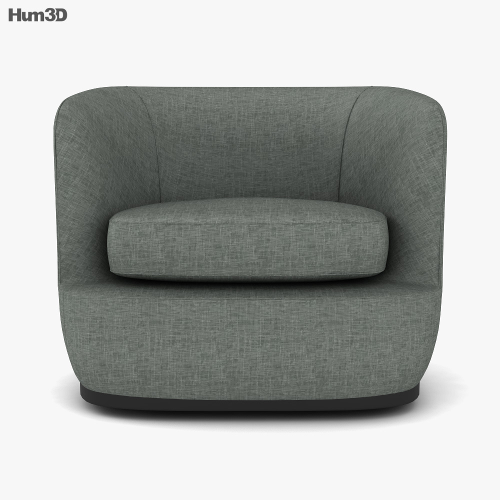 Maxalto Apollo Armchair 3D model - Download in MAX, OBJ, FBX, C4D