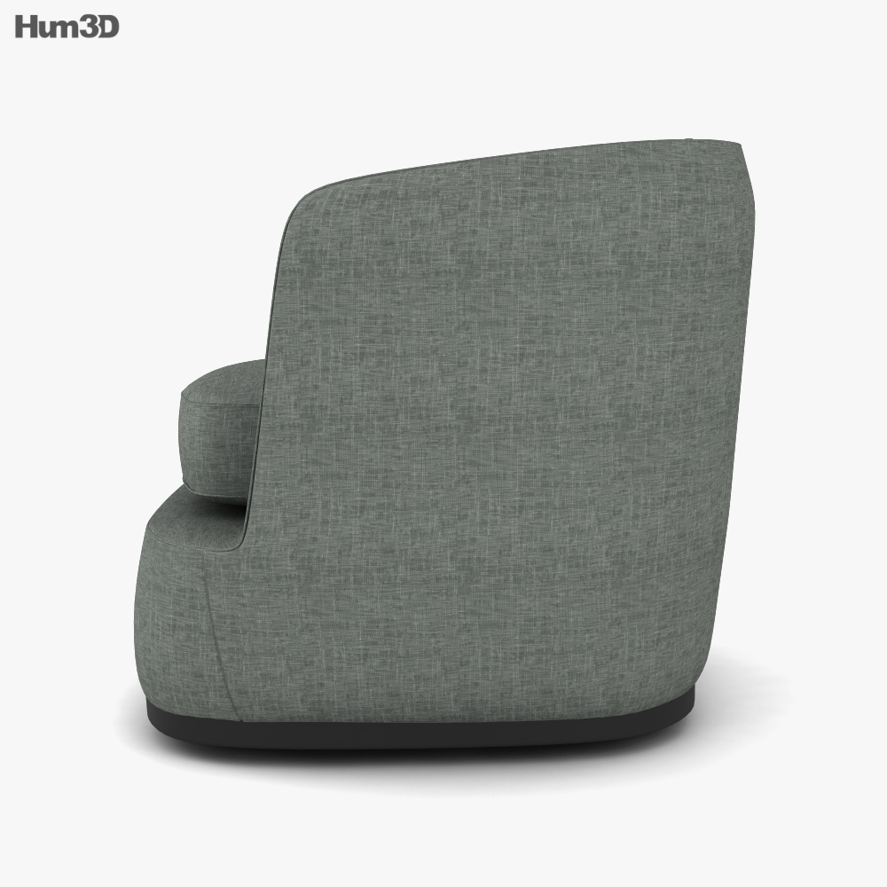 Maxalto Apollo Armchair 3D model - Download in MAX, OBJ, FBX, C4D