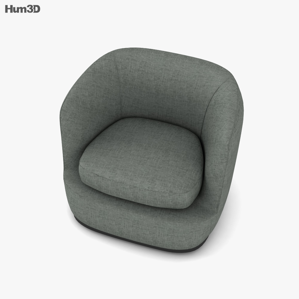 Maxalto Apollo Armchair 3D model - Download in MAX, OBJ, FBX, C4D