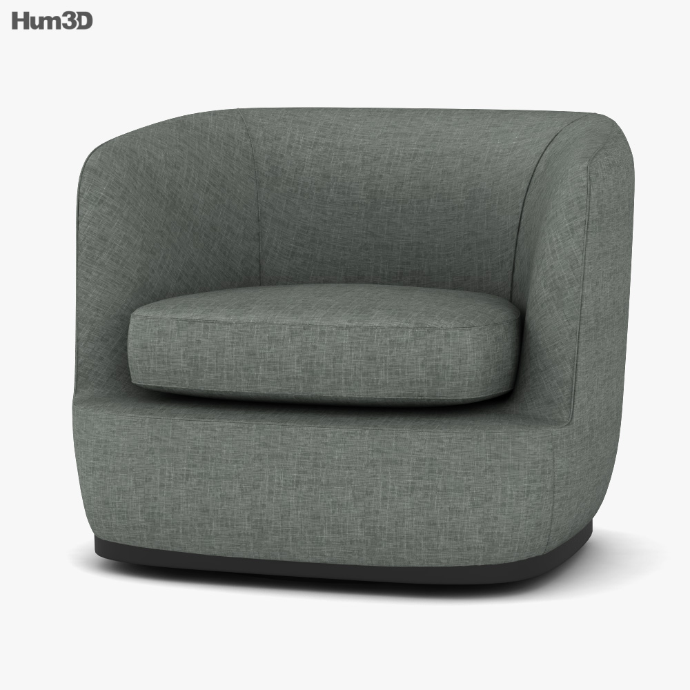 Maxalto Apollo Armchair 3D model - Download in MAX, OBJ, FBX, C4D