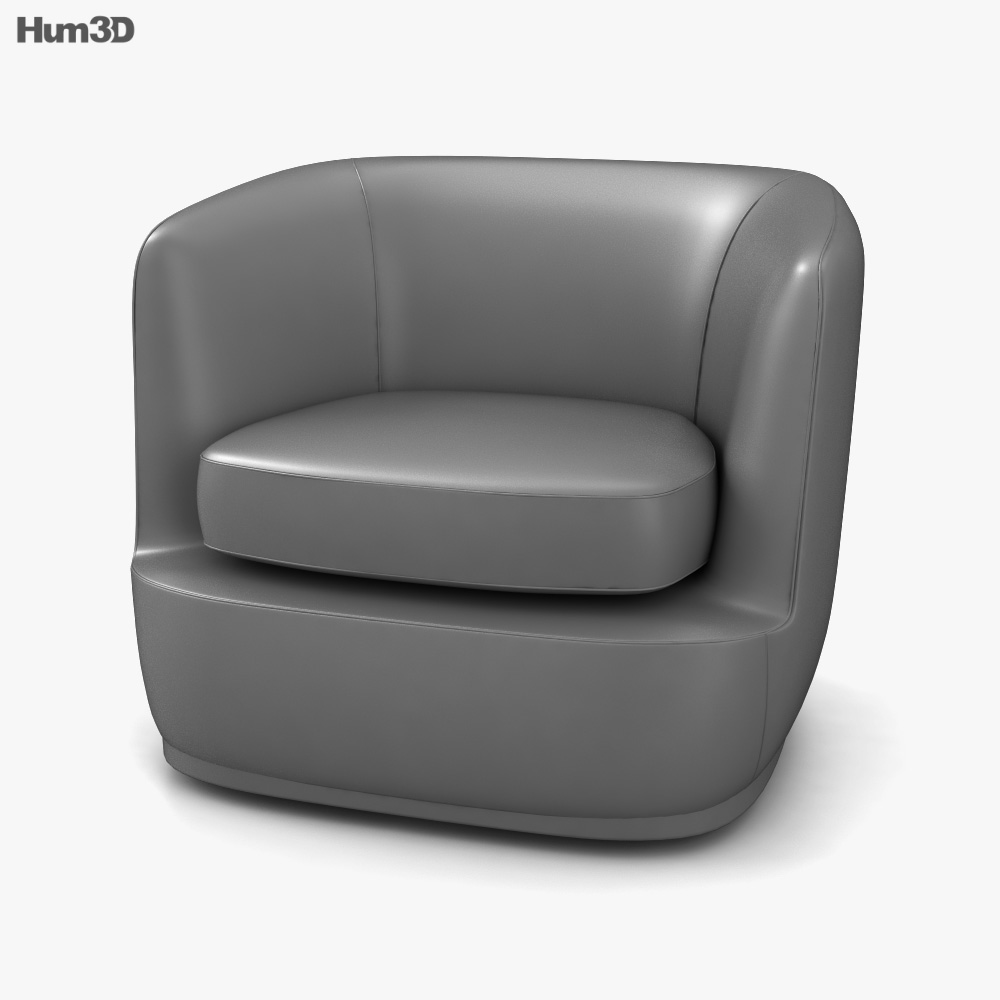 Maxalto Apollo Armchair 3D model - Download in MAX, OBJ, FBX, C4D