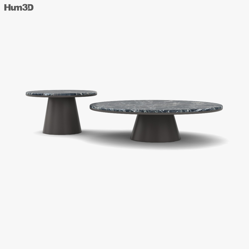 Meridiani Leon Table 3D model - Download in MAX, OBJ, FBX, C4D