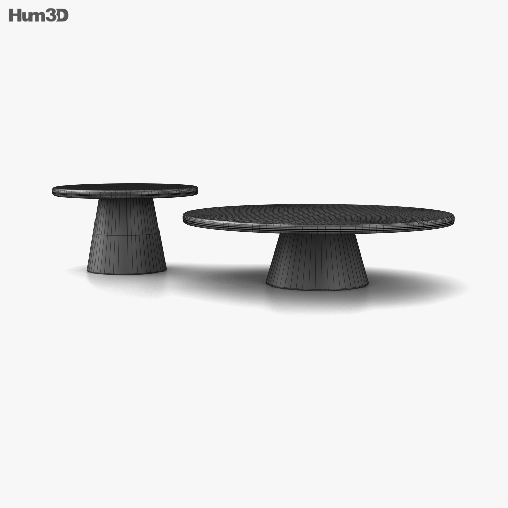 Meridiani Leon Table 3D model - Download in MAX, OBJ, FBX, C4D