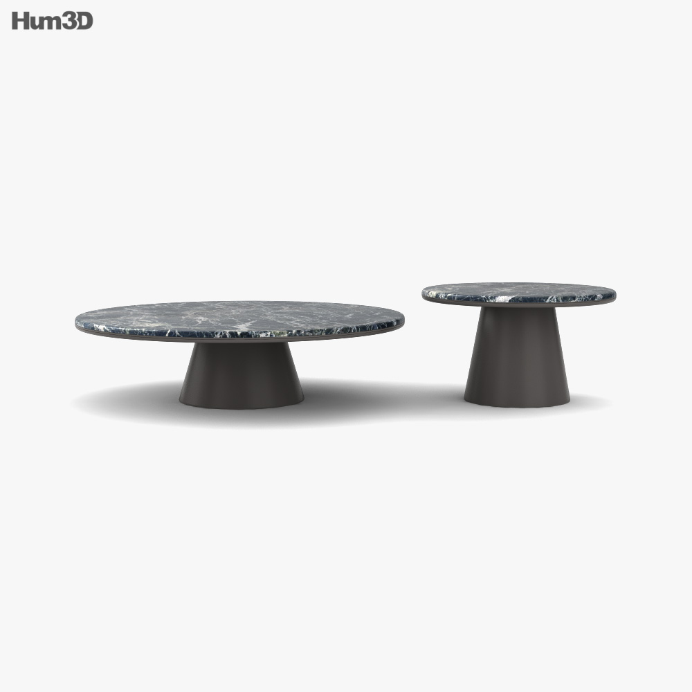 Meridiani Leon Table 3D model - Download in MAX, OBJ, FBX, C4D