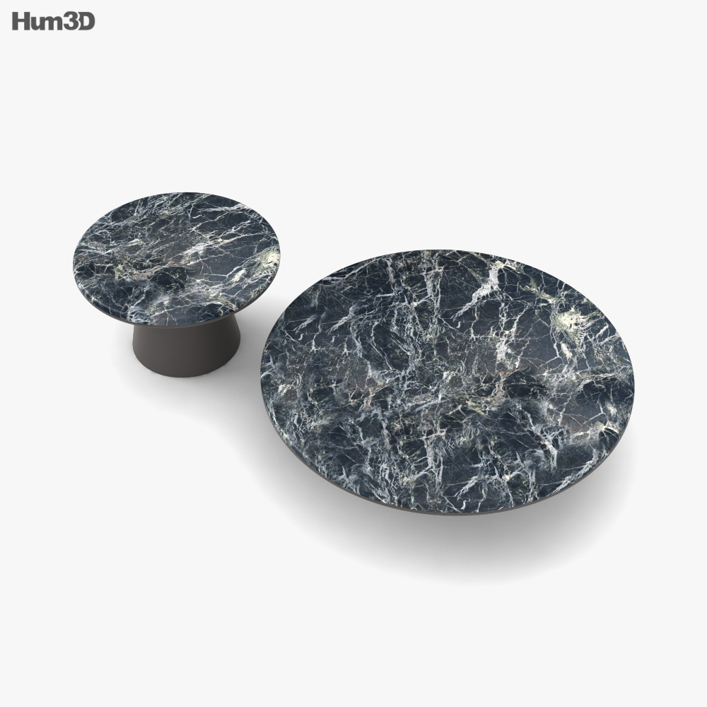 Meridiani Leon Table 3D model - Download in MAX, OBJ, FBX, C4D