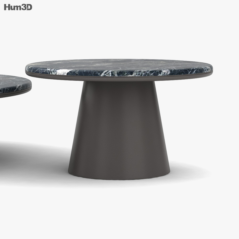 Meridiani Leon Table 3D model - Download in MAX, OBJ, FBX, C4D