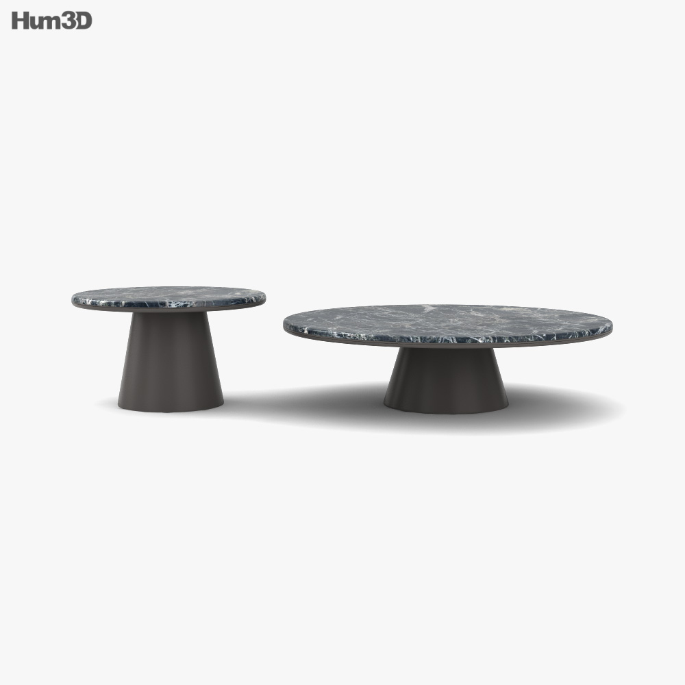 Meridiani Leon Table 3D model - Download in MAX, OBJ, FBX, C4D