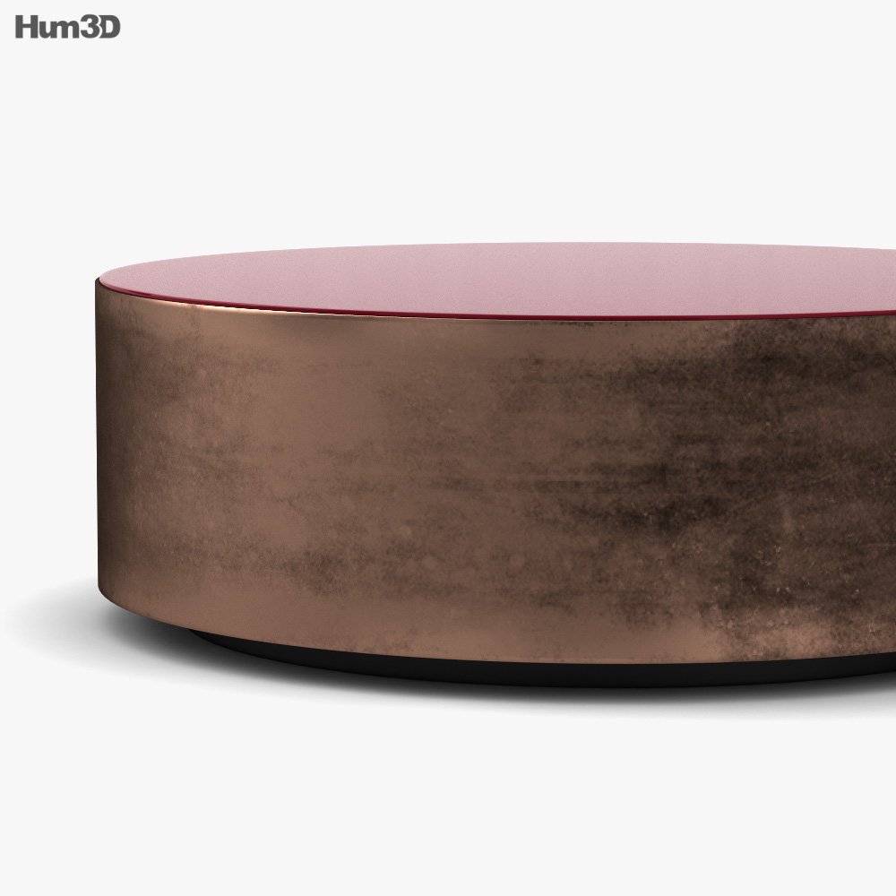 Meridiani Belt Table 3D model - Download in MAX, OBJ, FBX, C4D