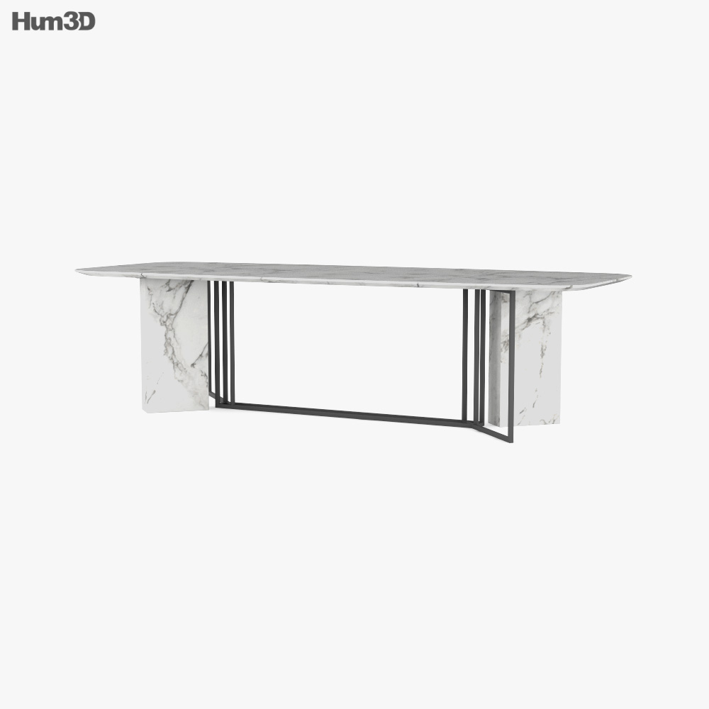Meridiani Plinto Table 3D model - Download in MAX, OBJ, FBX, C4D