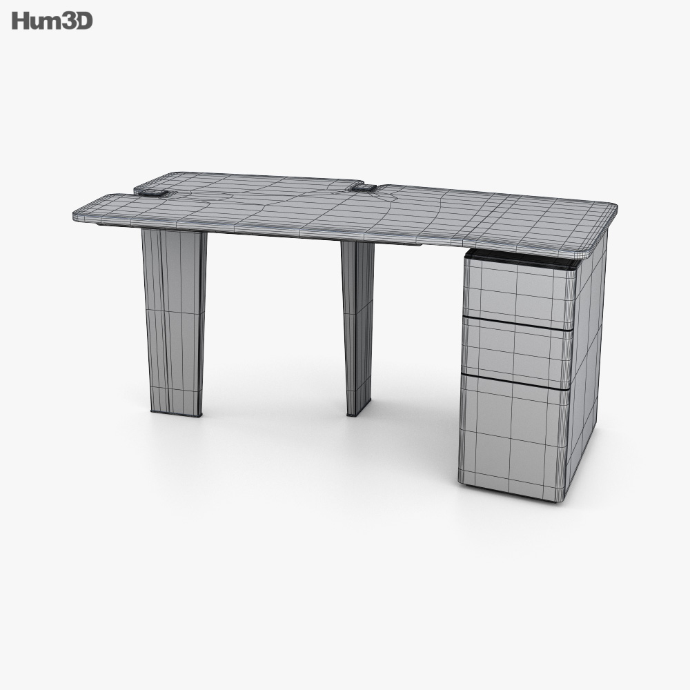 Minotti Jacob Desk 3D model - Download in MAX, OBJ, FBX, C4D