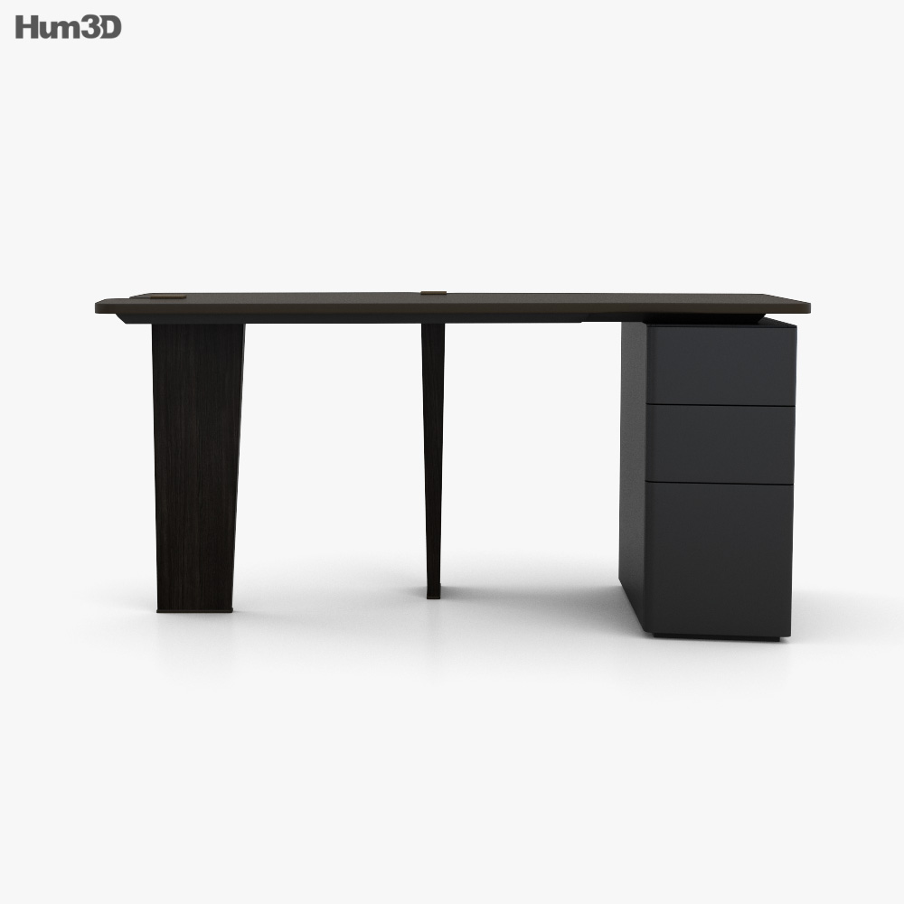 Minotti Jacob Desk 3D model - Download in MAX, OBJ, FBX, C4D