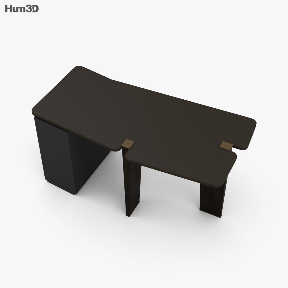 Minotti Jacob Desk 3D model - Download in MAX, OBJ, FBX, C4D