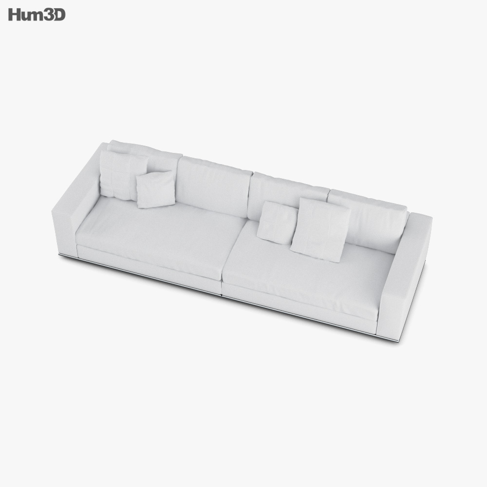 Minotti Hamilton Sofa 3D model - Download in MAX, OBJ, FBX, C4D