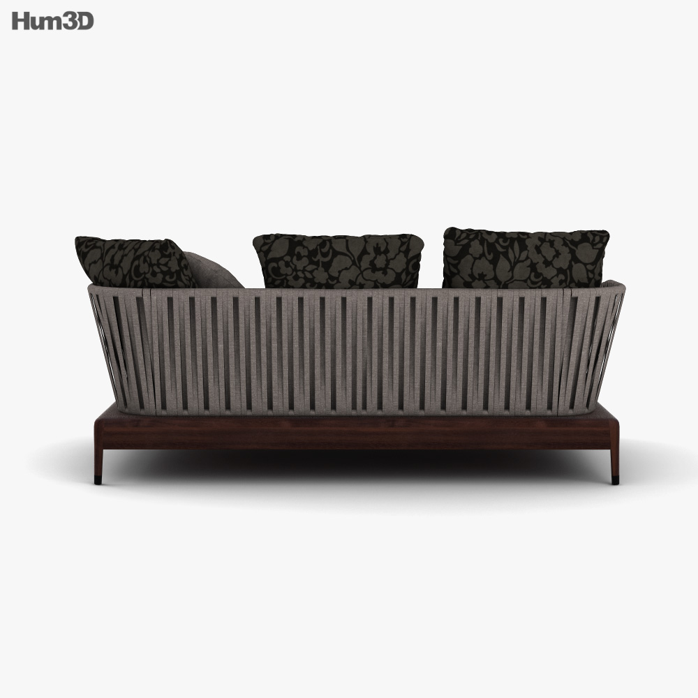 Minotti Indiana Sofa 3D model - Download in MAX, OBJ, FBX, C4D