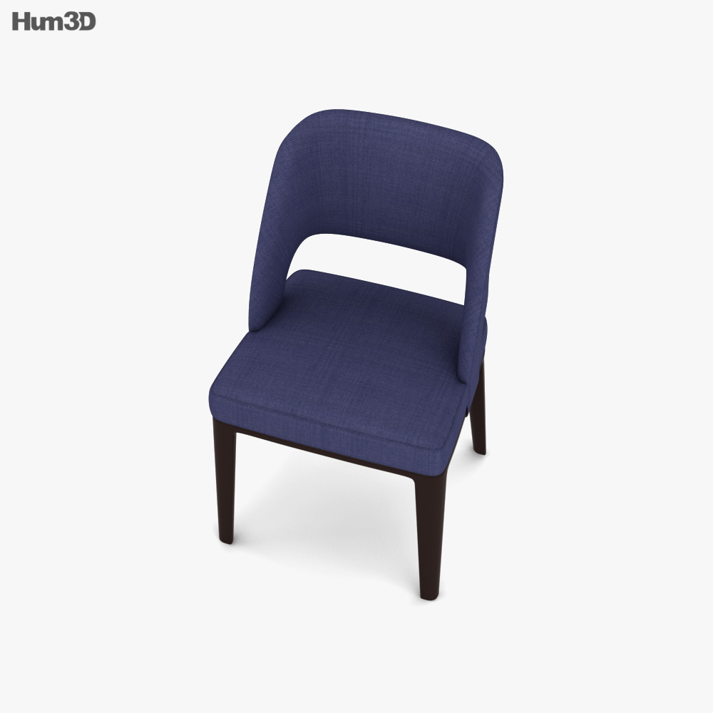 Minotti Owens Chair 3D model - Download in MAX, OBJ, FBX, C4D