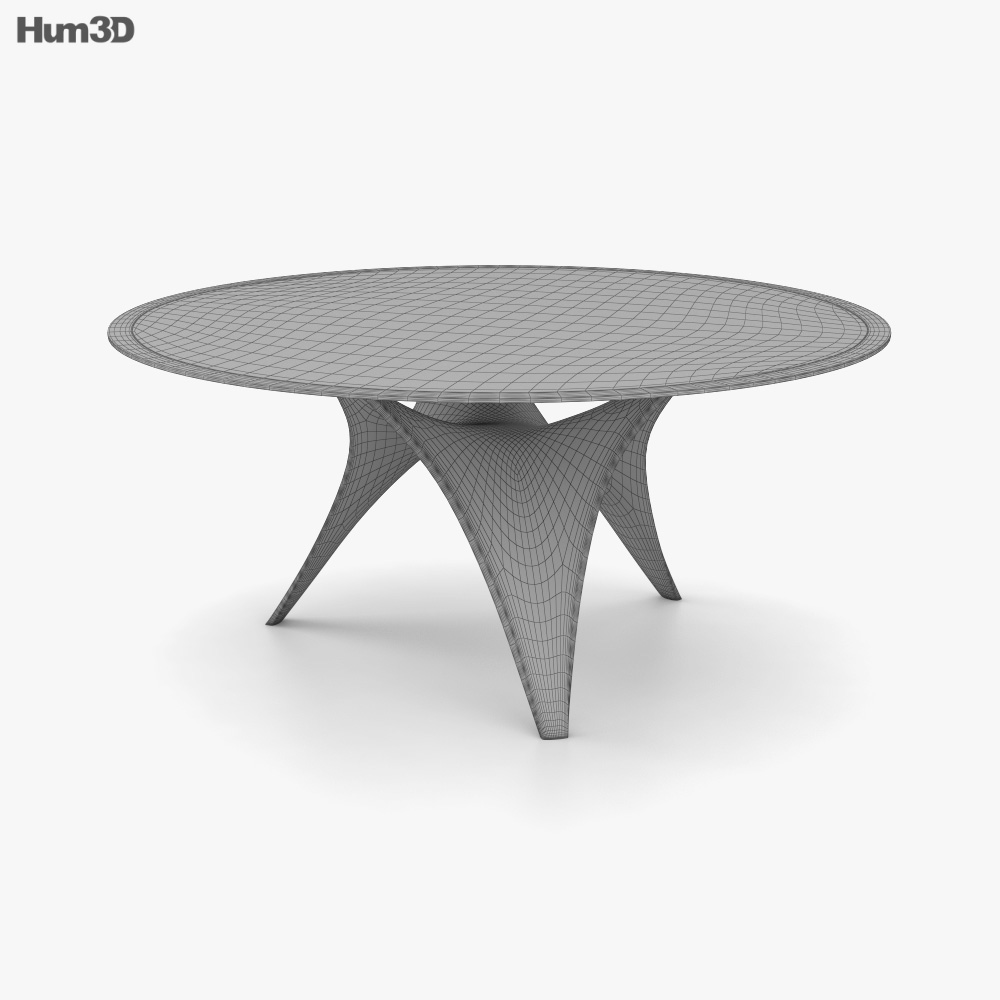 Molteni Arc Table 3D model - Download in MAX, OBJ, FBX, C4D