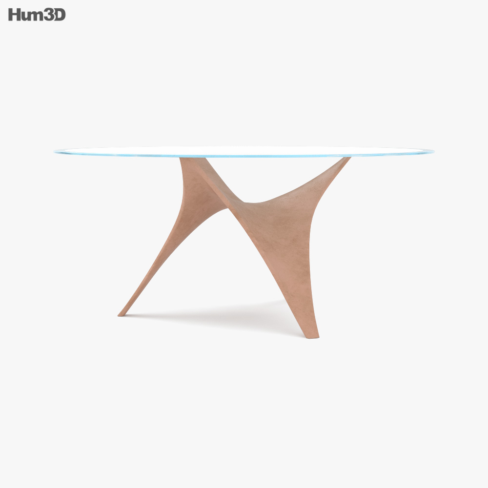 Molteni Arc Table 3D model - Download in MAX, OBJ, FBX, C4D