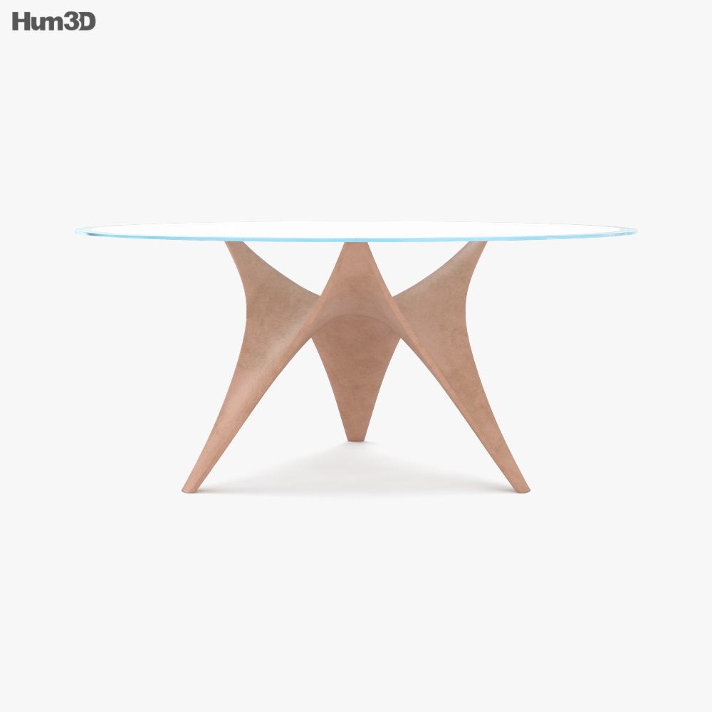 Molteni Arc Table 3D model - Download in MAX, OBJ, FBX, C4D